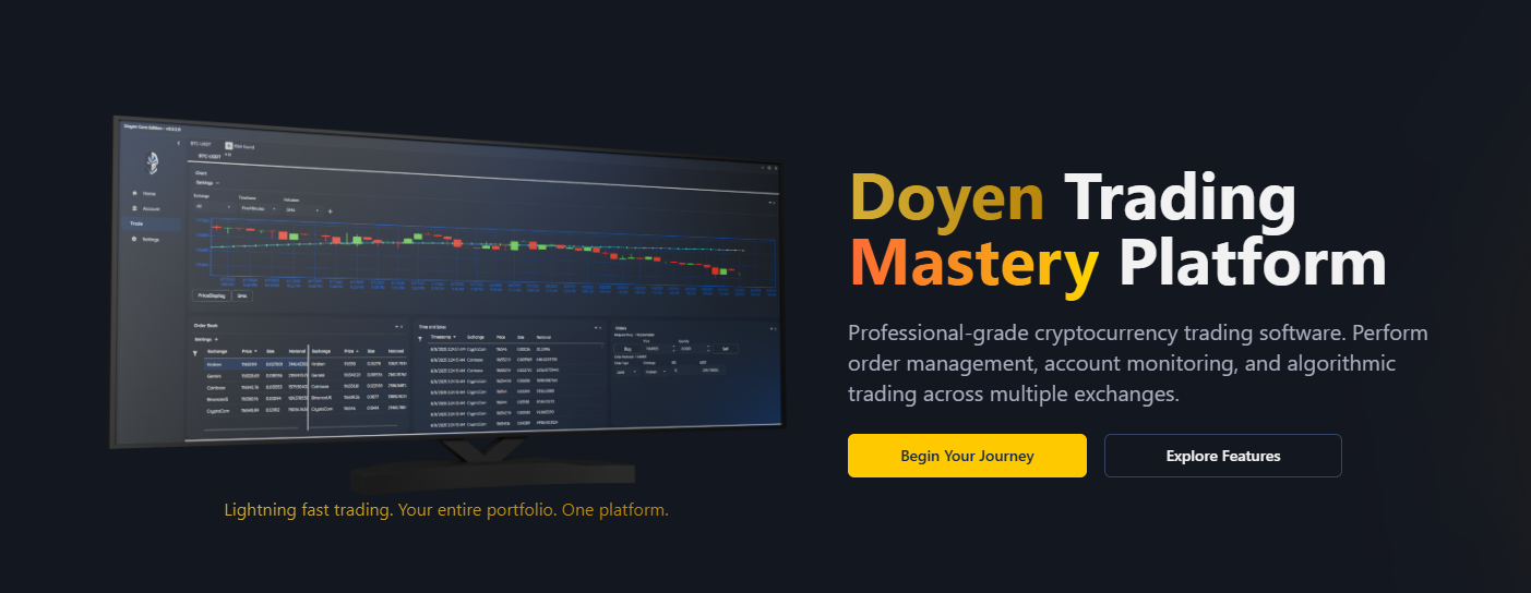 Doyen Trading - Professional Cryptocurrency Trading Platform
